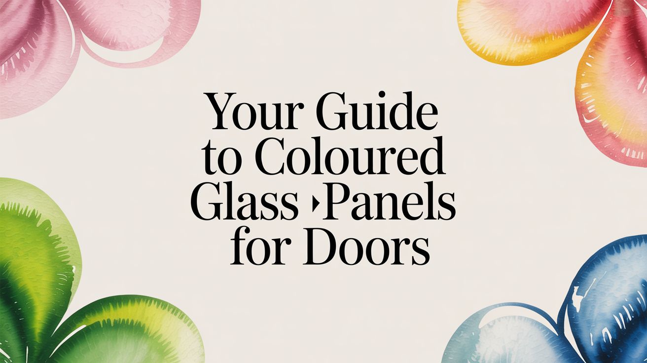 Your Guide to Coloured Glass Panels for Doors